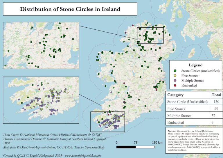 Irish Megaliths: Henges, Portal & Passage Tombs & Stone Circles
